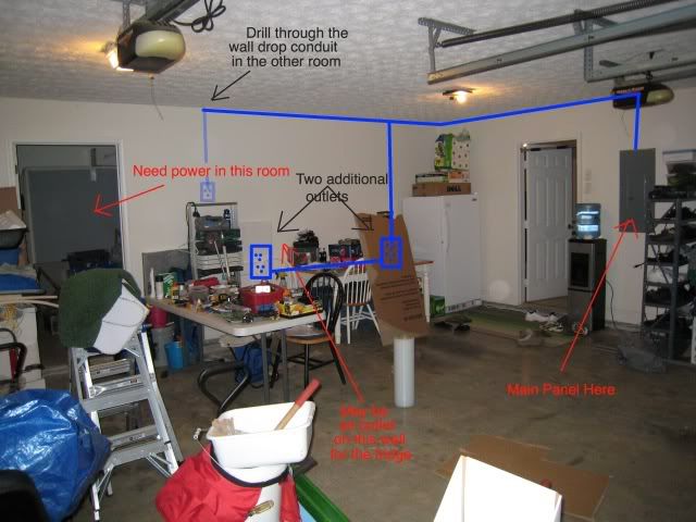 Adding additional outlets to the garage? - DoItYourself.com Community Forums