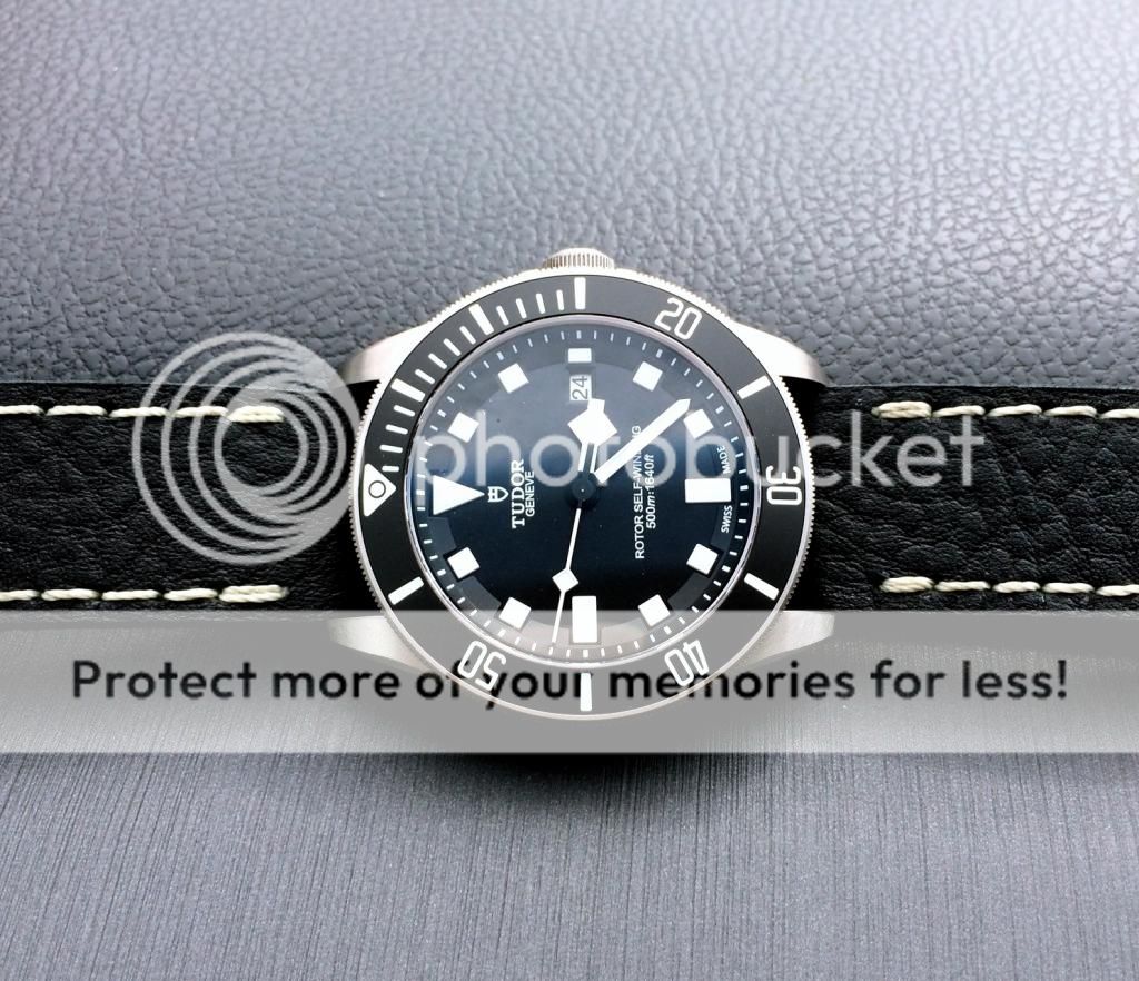Tudor Pelagos on a leather strap | WatchUSeek Watch Forums